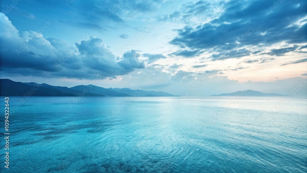 soothing blue color palette with subtle gradient shifts and gentle ...