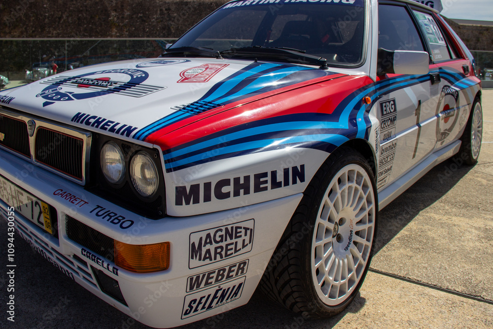 Lancia delta hf integrale evo martini racing showing sponsors logos ...