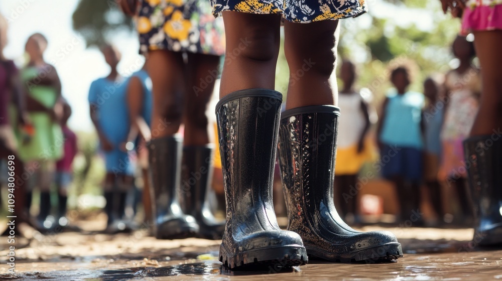 South African women showcase culture through Gumboot dance, captivating ...