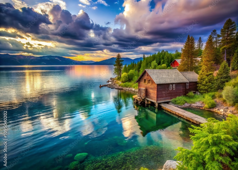 Majestic Urban Exploration Photography of Flathead Lake in Montana ...