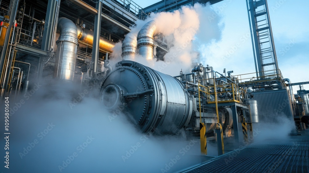 A small modular reactor (SMR) powering a turbine generator system to ...