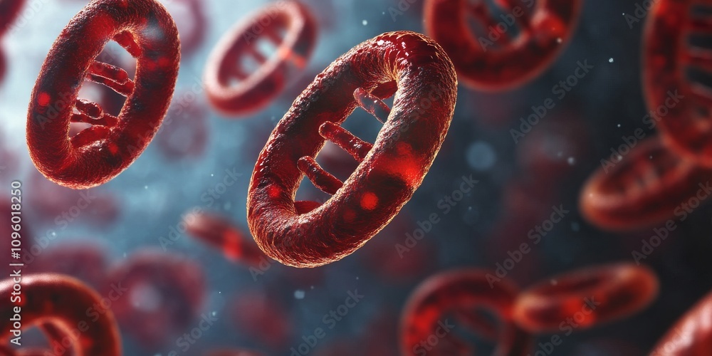 Blood sample for hereditary cancer panel testing, focusing on the ...