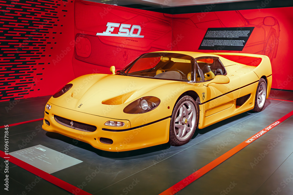Maranello, Italy -, June 18, 2024: Stunning Ferrari F50 from 1995 at ...