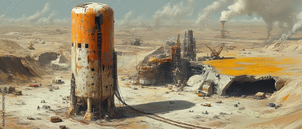 [Silo & Tank Construction Chain] Post-Apocalyptic Abandoned Silo ...