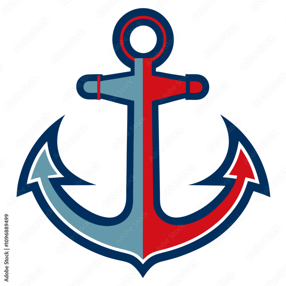 anchor logo clipart cartoon Illustration drawing Stock Vector | Adobe Stock
