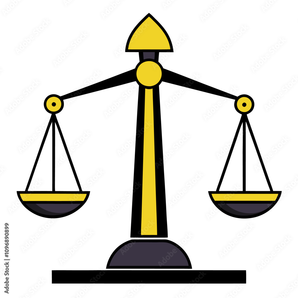 ancient scale clipart cartoon Illustration drawing Stock Vector | Adobe ...