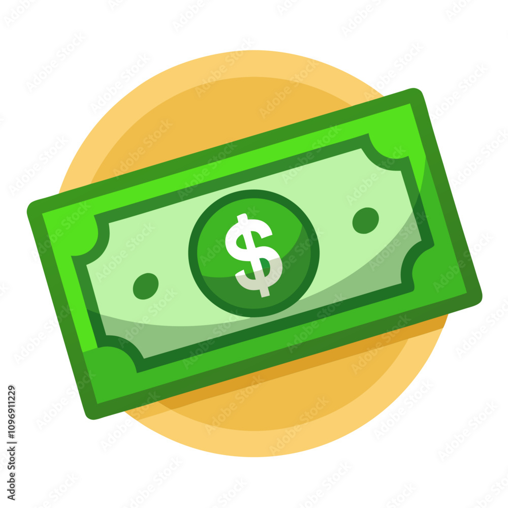 banknote clipart cartoon Illustration drawing Stock Vector | Adobe Stock