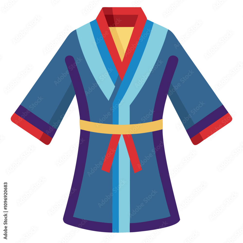 bathrobe clipart cartoon Illustration drawing Stock Vector | Adobe Stock