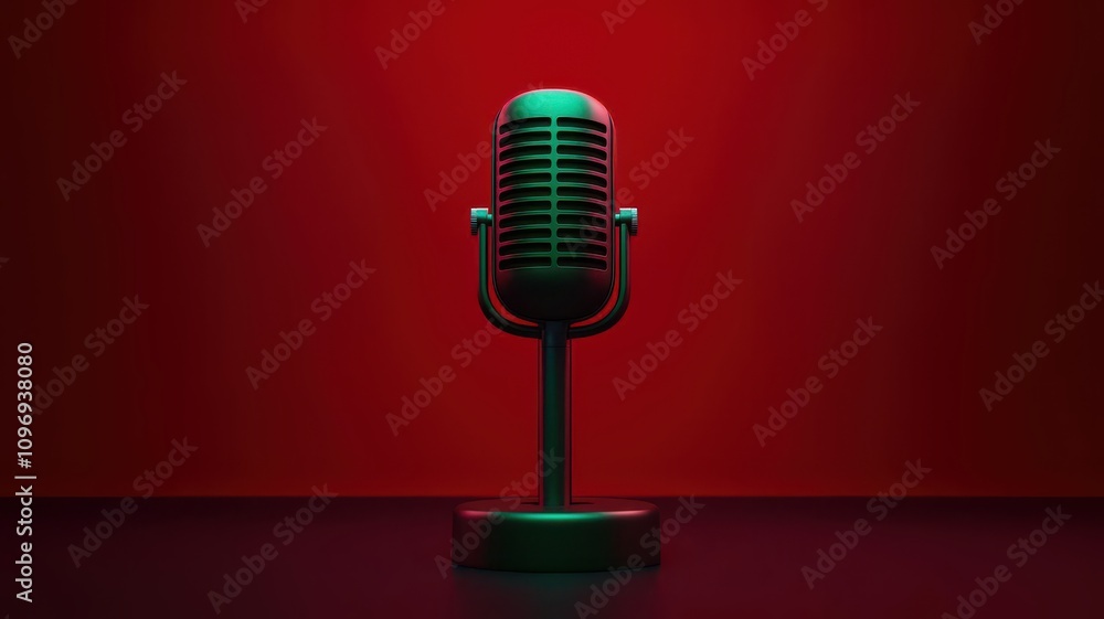voice and tone concept. Studio-grade vocal recorder, animated tonal ...