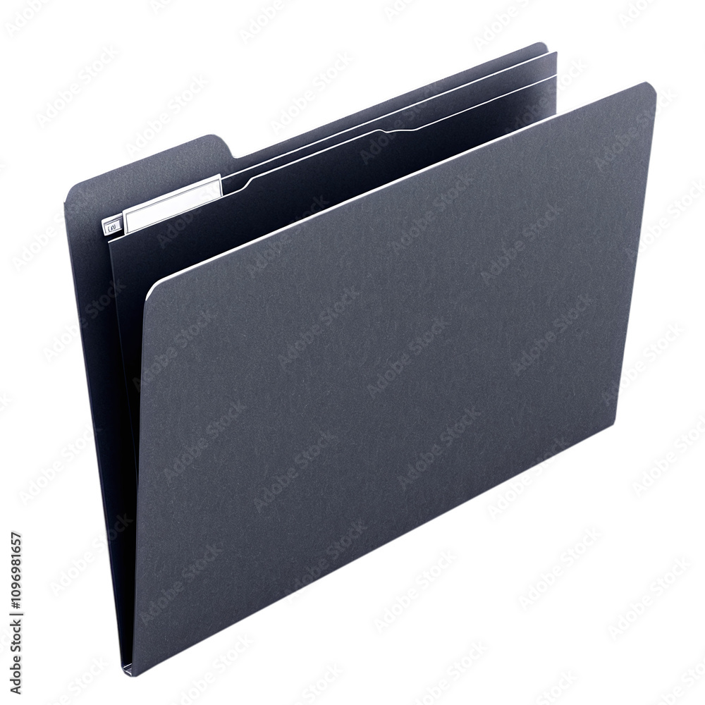 office documents folder isolated on transparent background Stock Photo ...