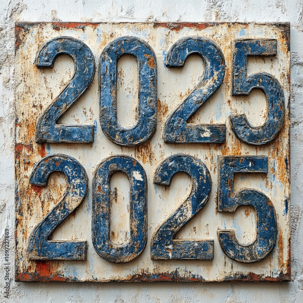 Ilustracja bez tantiem: Volume figures for 2025 banner print ...