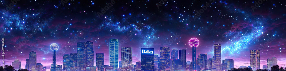 Dallas Dreams in Big D: A view of the Dallas skyline, including the ...