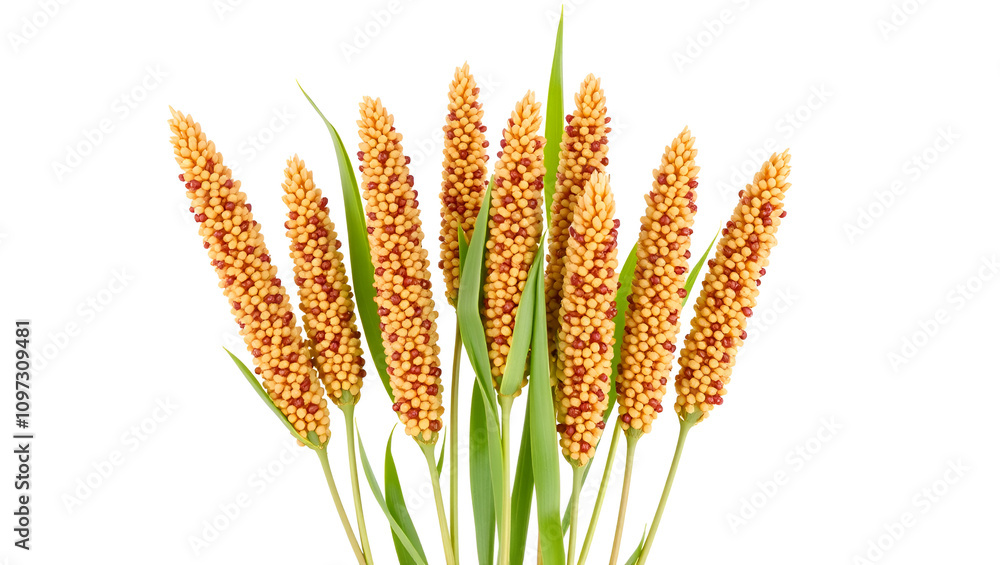 Sorghum bicolor, commonly called sorghum and also known as great millet ...