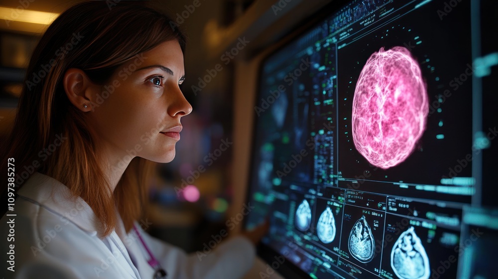 Foto de Stock Researchers are using artificial intelligence technology ...