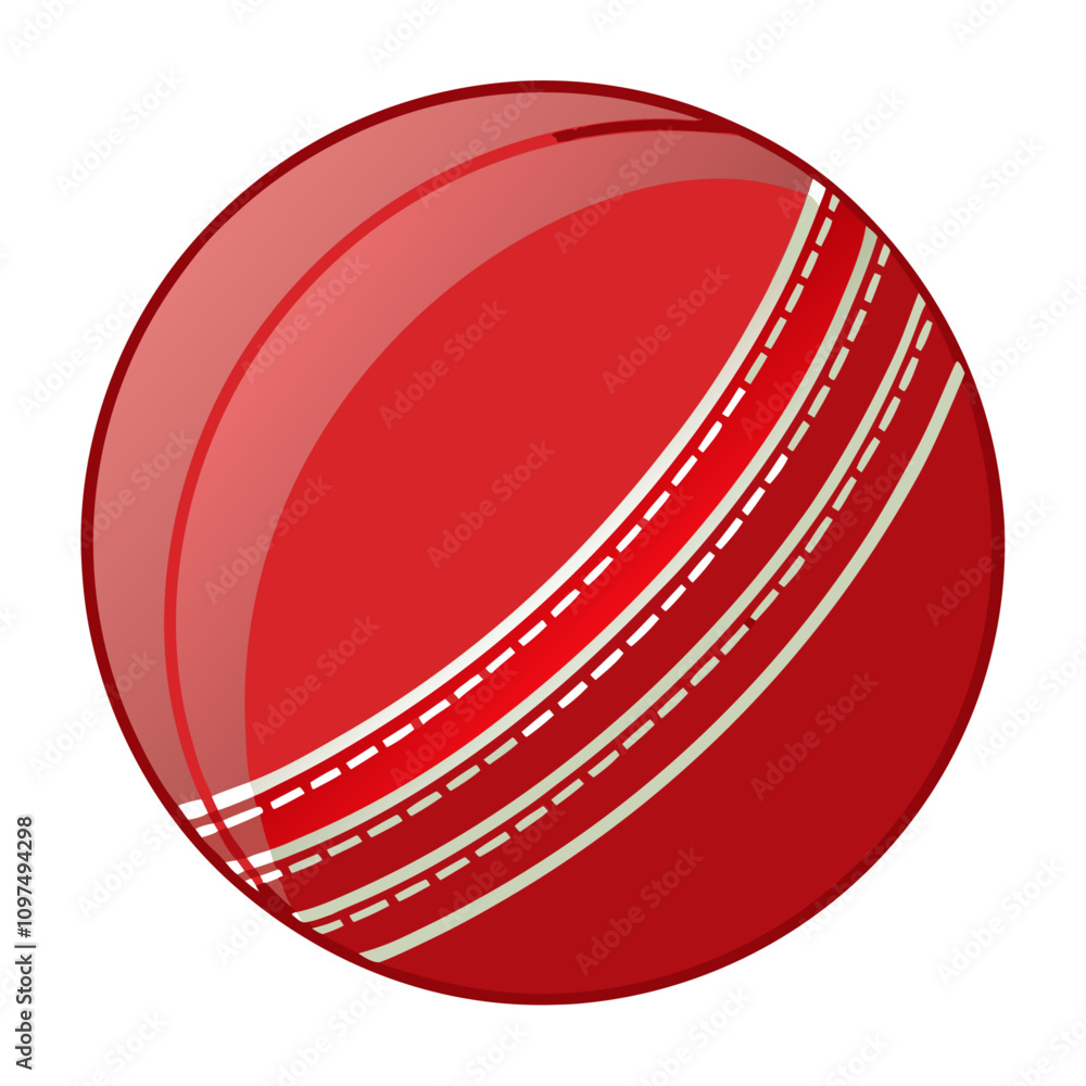 cricket ball clipart cartoon Illustration drawing Stock Vector | Adobe ...