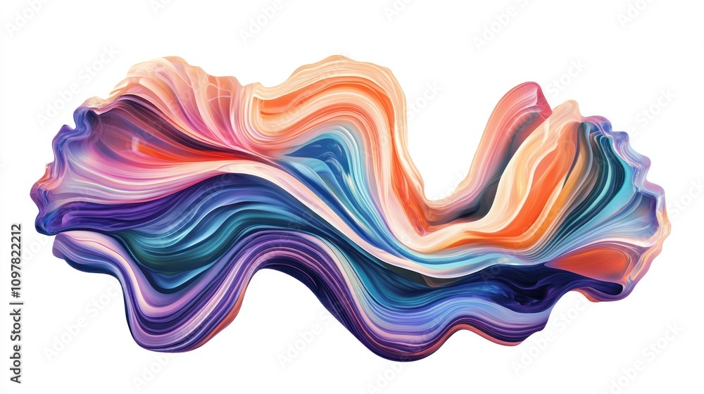 clam, with a focus on its unique shell texture and iridescent colors ...