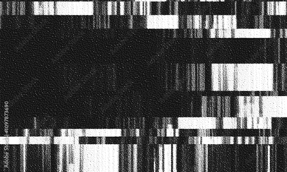 Glitch background. VHS grunge texture with noise effect and pixelation ...