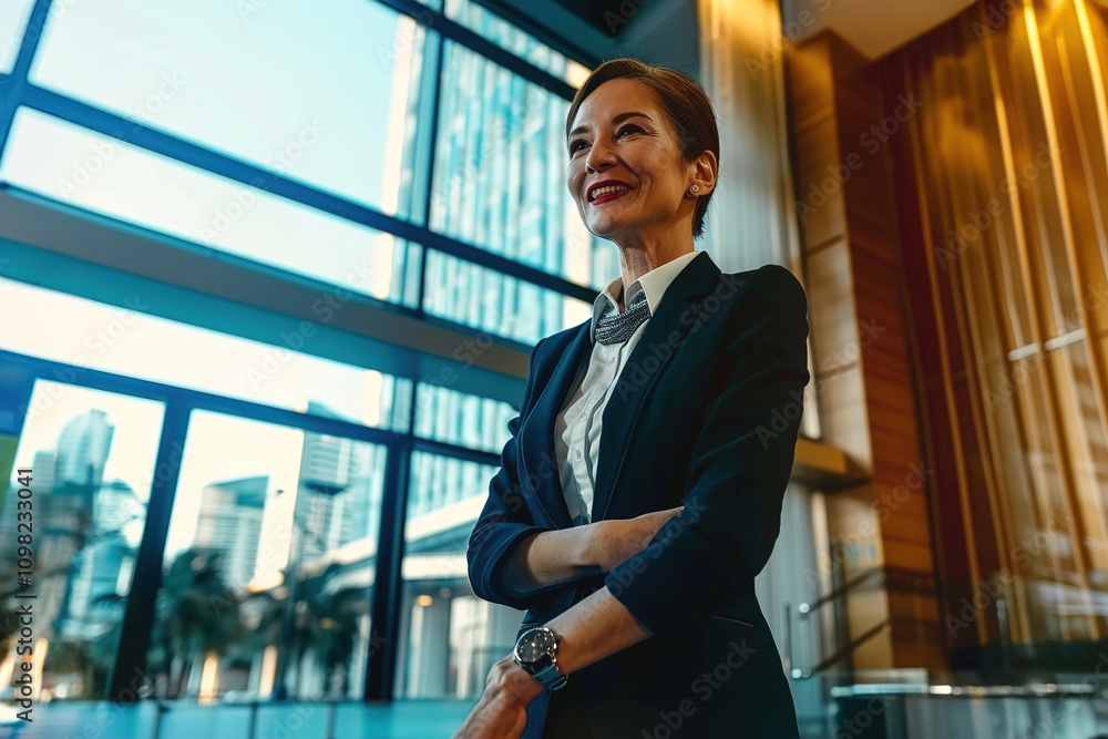 Transgender Individual at Work, A transgender person confidently ...