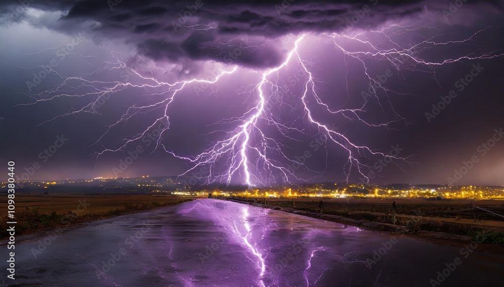 High-resolution isolated lightning on a transparent background for ...