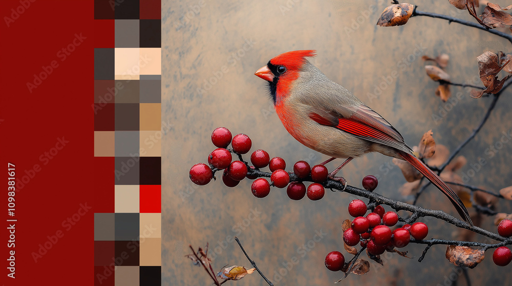 Autumn moodboard with rich cardinal and crimson tones, accented by soft ...