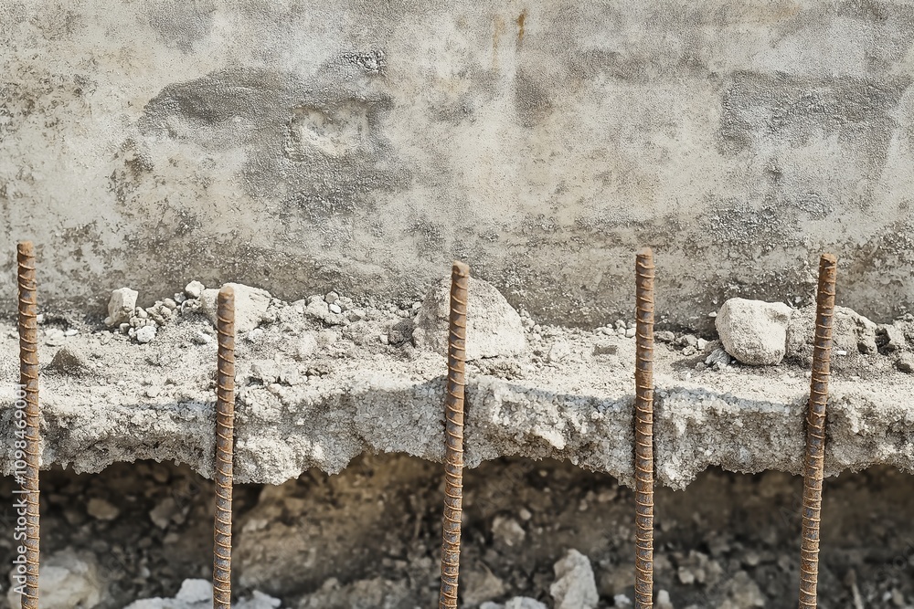 This image showcases essential basement construction techniques with ...