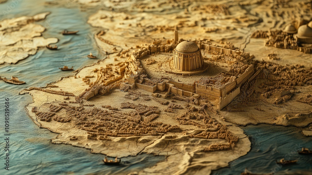 Detailed Map of the Ancient Near East During the Reign of ...