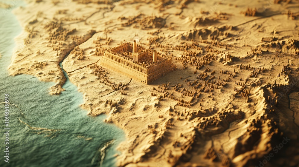 Detailed Map of the Ancient Near East during the Time of Nebuchadnezzar ...