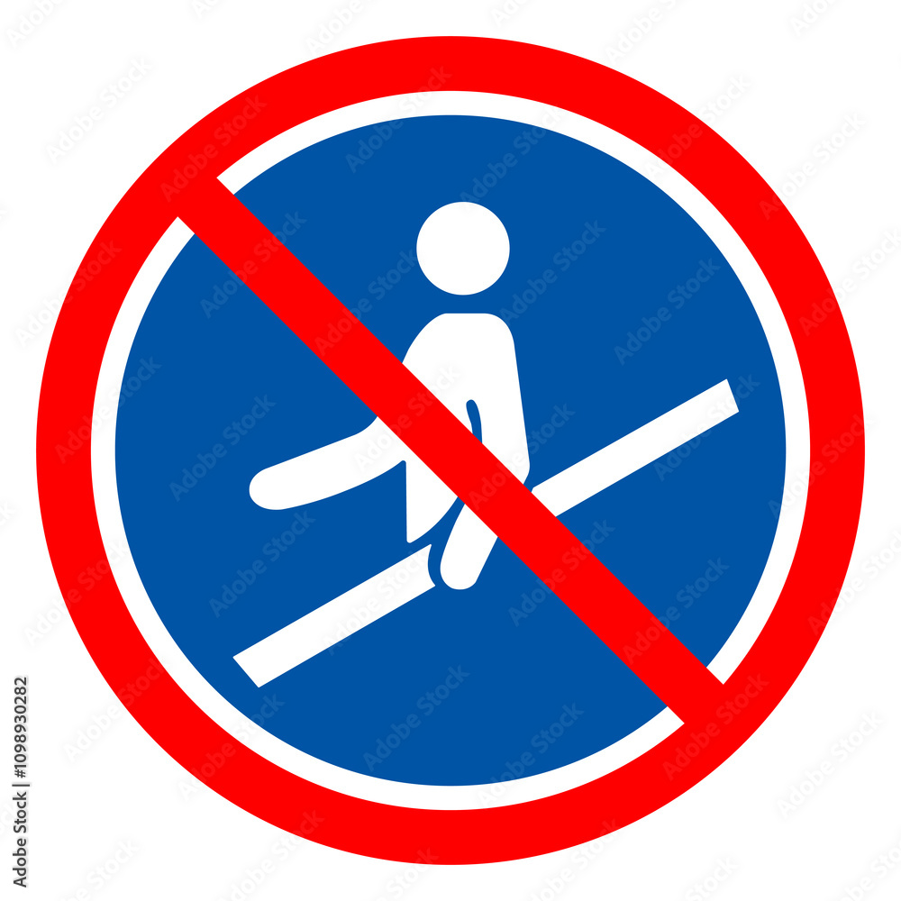 Use Handrail Symbol Sign,Vector Illustration, Isolated On White ...