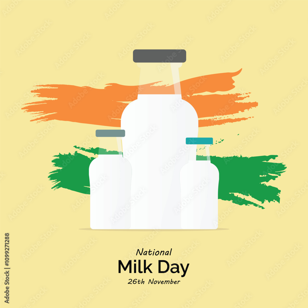 National Milk Day India, Vector illustration. November 26. India’s ...