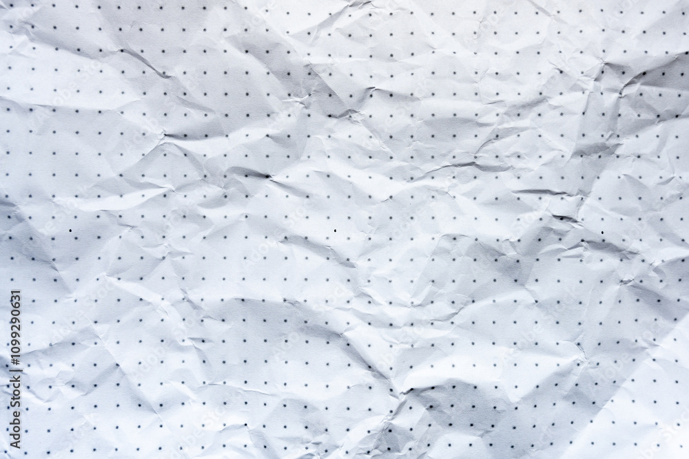 White crumpled paper texture dots for background Stock Photo | Adobe Stock