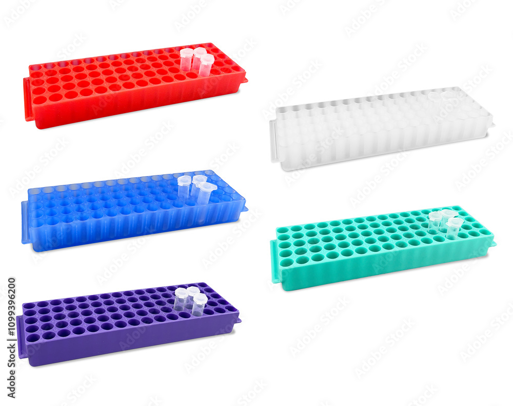Durable microtube rack designed for secure and organized storage of ...