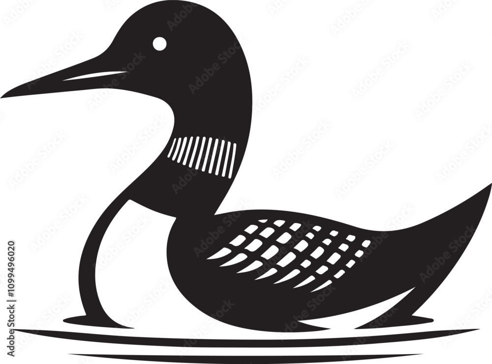 loon silhouette vector art for your creative projects Stock Vector ...
