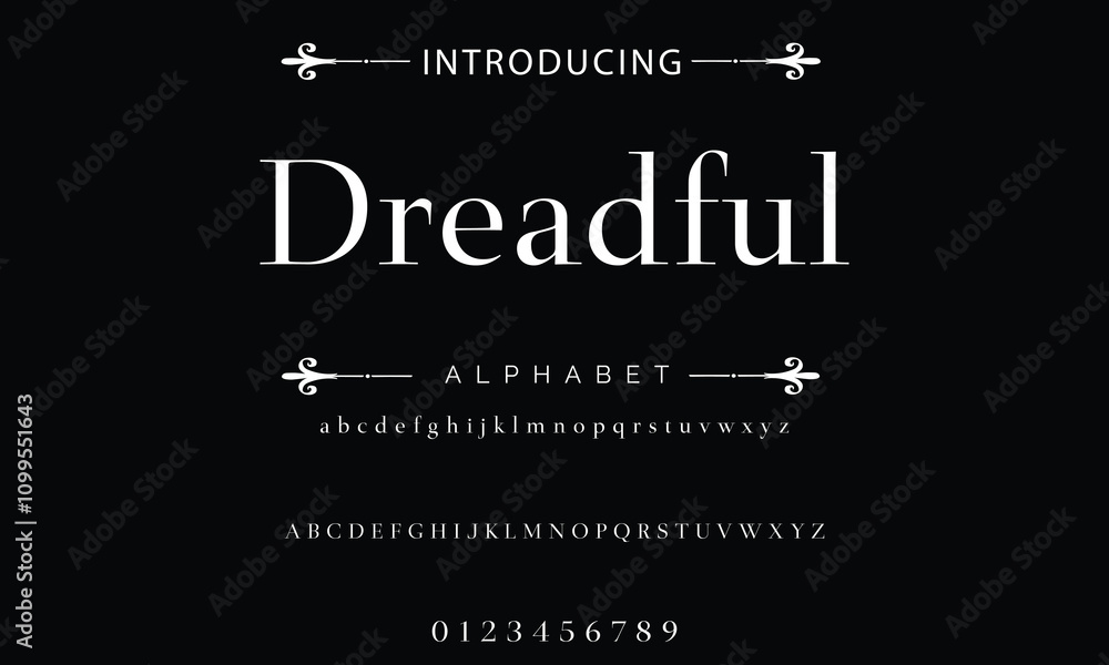 Elegant alphabet letters font logo. Typography luxury classic lettering ...