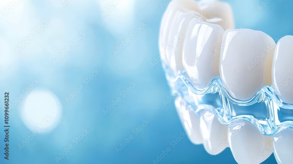 Innovative Dental Device for Tooth Restoration and Jaw Alignment Stock ...