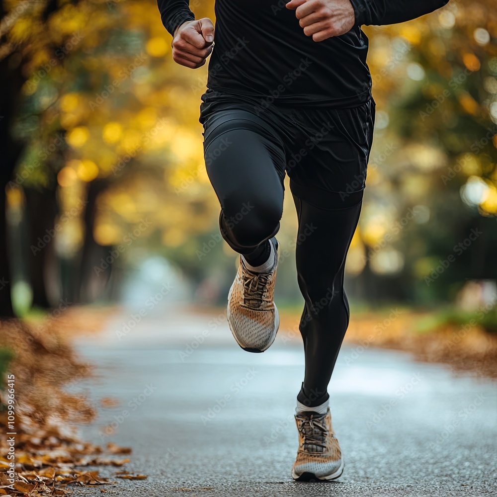 Young adult male with his muscle pain during running. runner man having ...