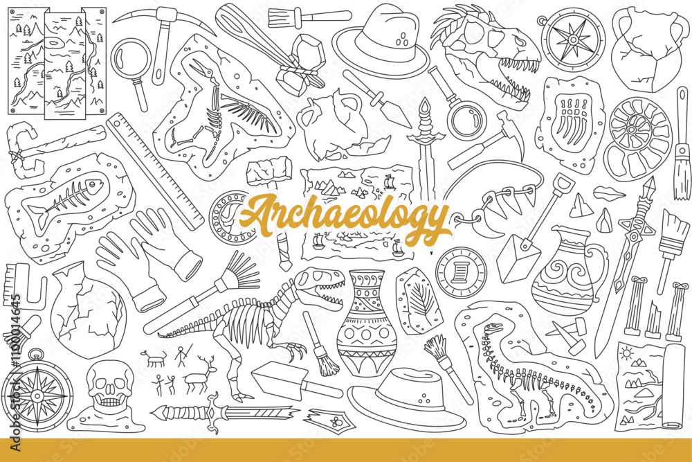 Archaeological tools for scientific excavations in search artifacts or ...