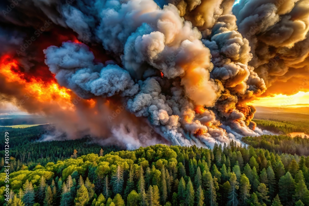 Stunning photography reveals the terrifying smoke plume from a forest ...