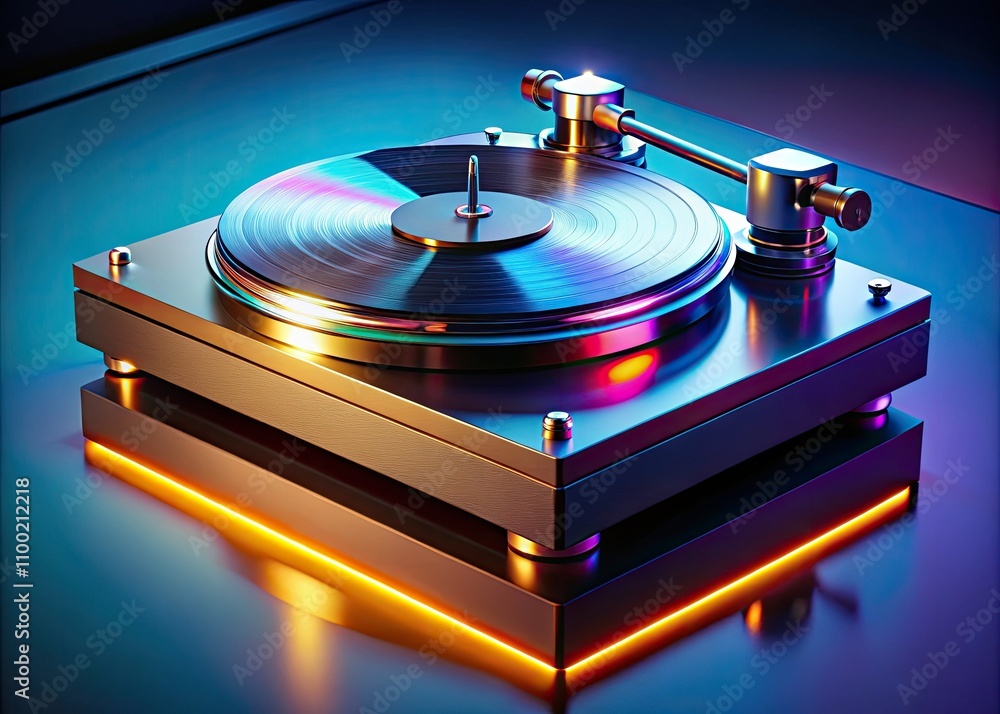 Vintage Record Player, Retro Turntable, High-Resolution Product ...