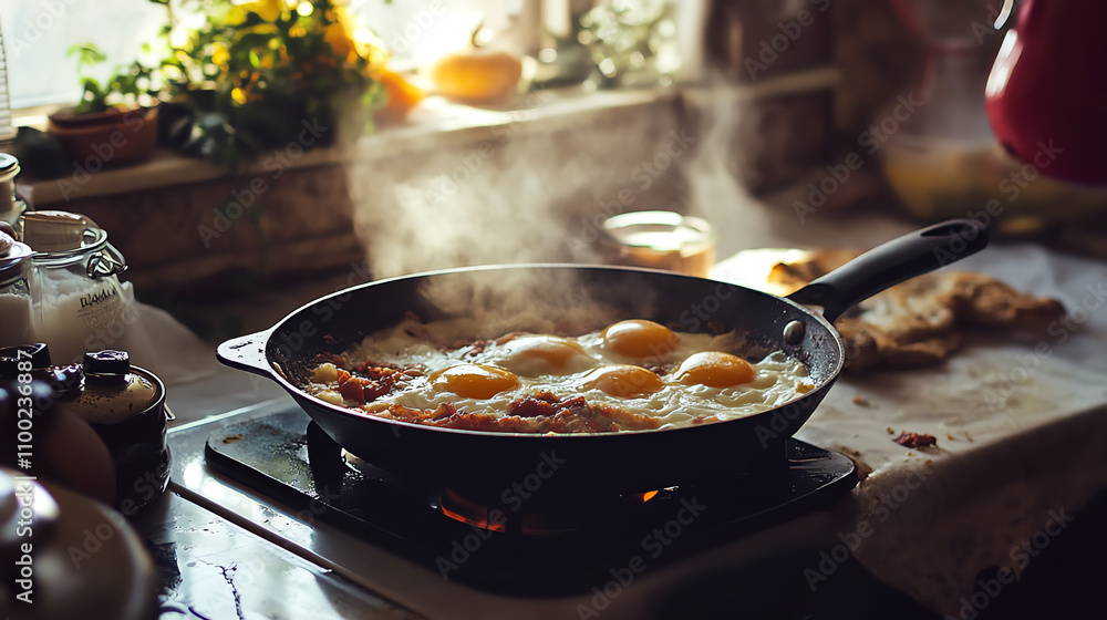 Write a poem about the comforting aromas and rituals of making a ...