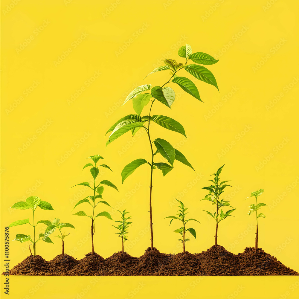 Show the different stages of seed growth of neem from seedling to ...