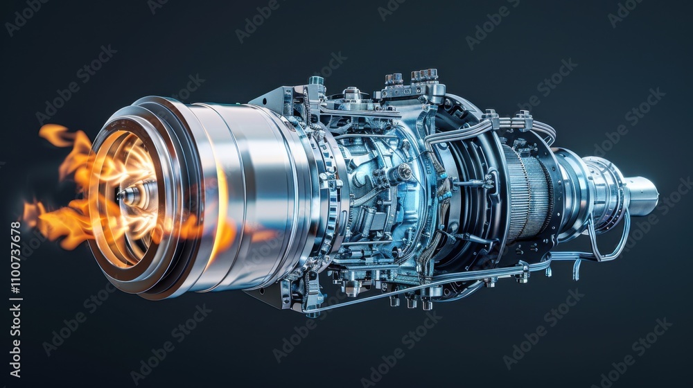 Jet Engine: Uses high-speed jet streams of gas to produce thrust ...