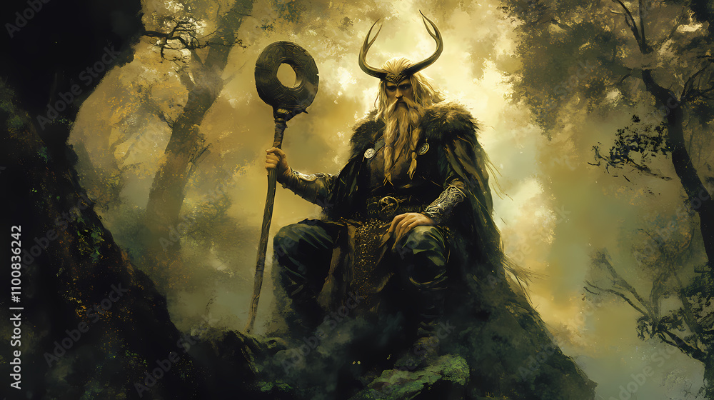 Loki, norse mythology god. the fascinating world of scandinavian viking ...