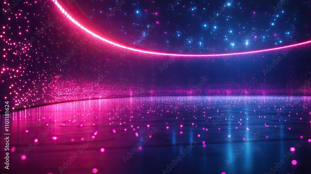 authentic concave led display for a wall or platform large tv display ...