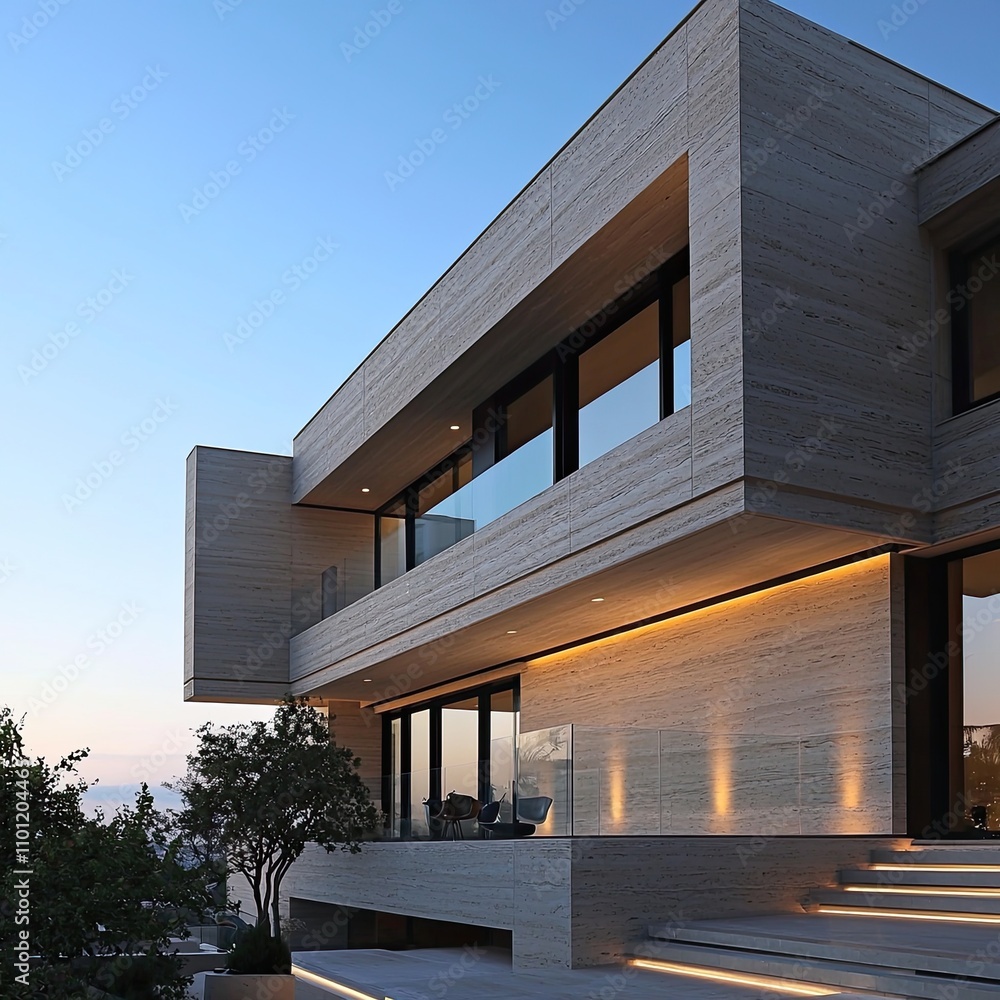 minimalist modern house design with a clean and sleek architectural ...