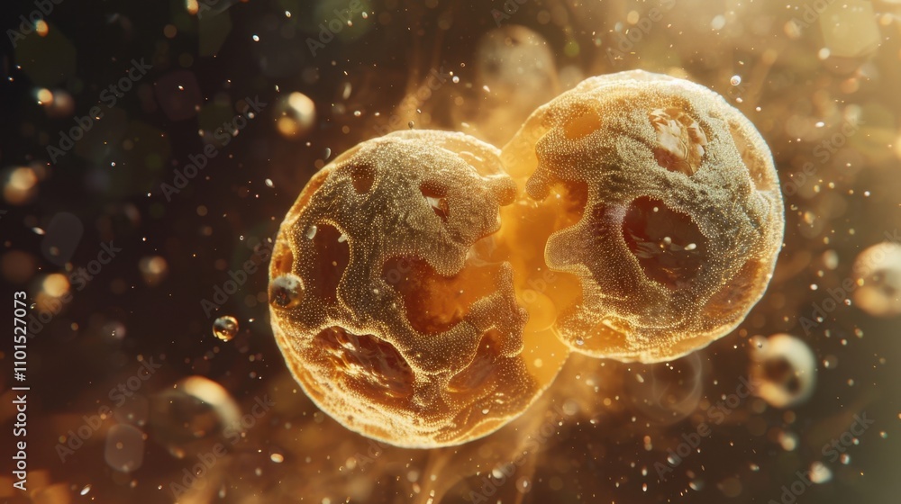 Binary Fission: A process in which a single organism divides into two ...