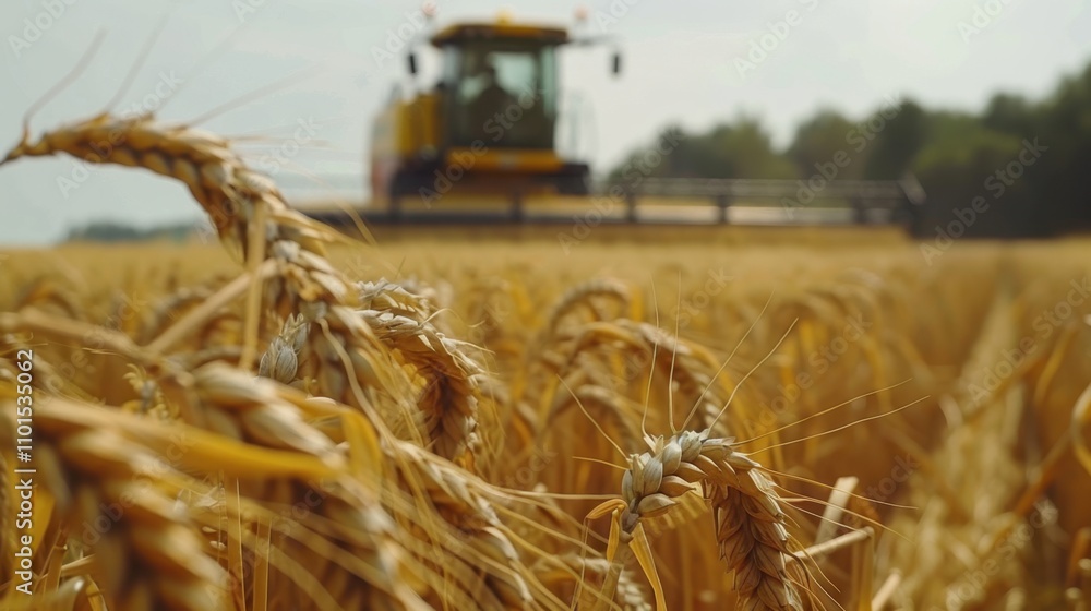Barley Harvest: When barley reaches full maturity, it's harvested ...
