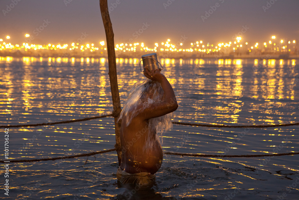 Kumbh Mela celebrations (Allahabad, India). Kumbh Mela (the festival of ...