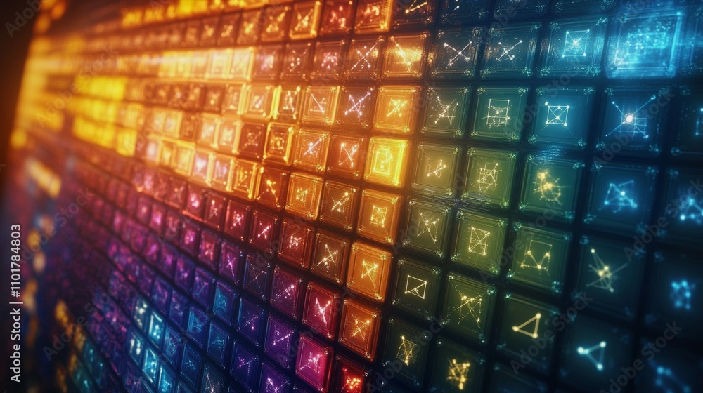 The periodic table of elements, animated to show electron ...