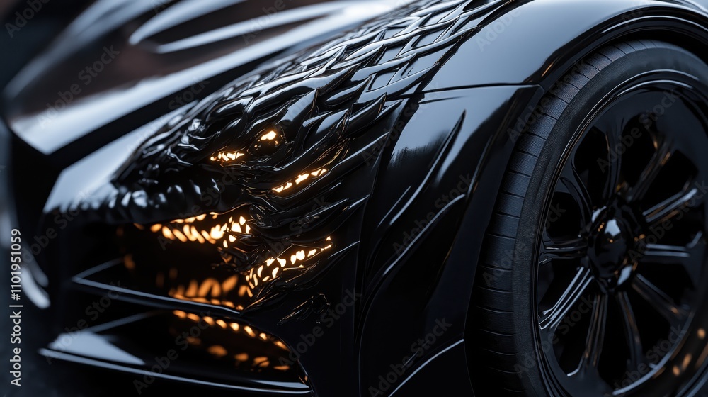 Dragon-inspired luxury car design: special edition detail for ...