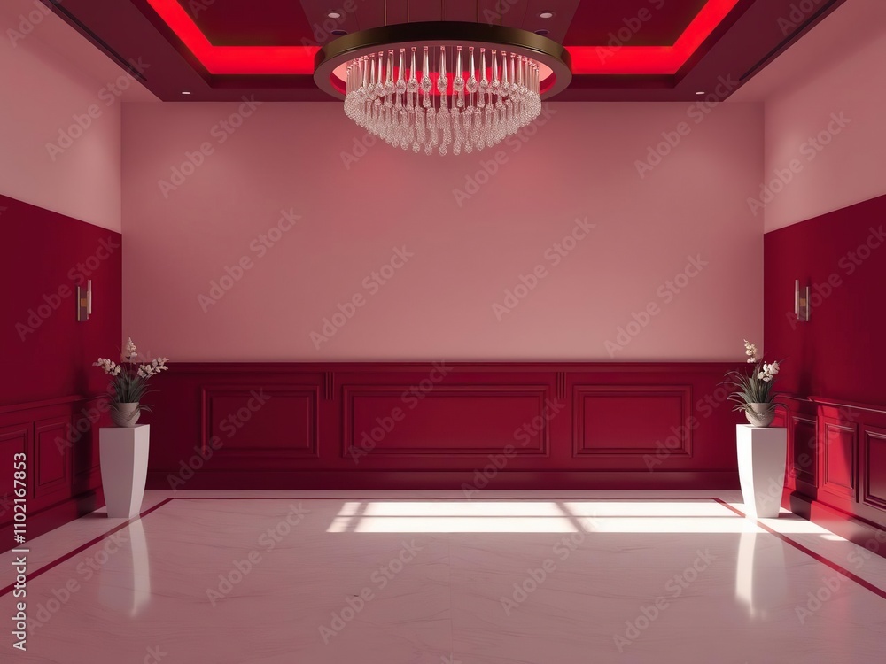 Elegant and sophisticated design featuring a deep red burgundy color ...